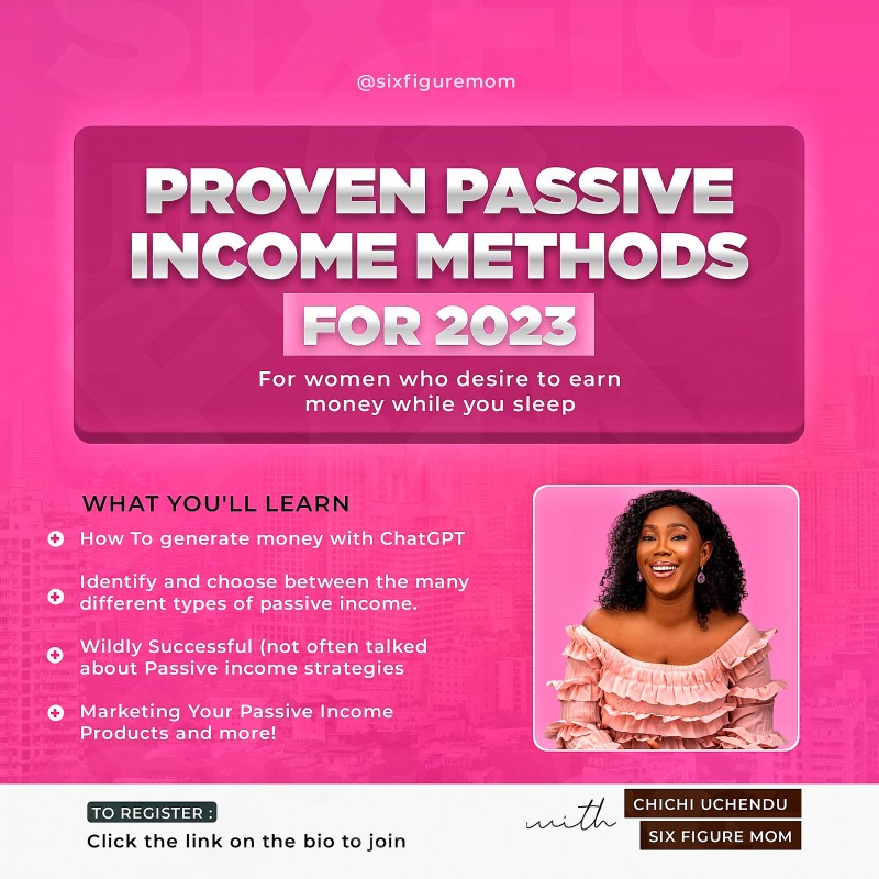 Buy Proven Passive Income Methods (PPI 1.0) by Chichi Uchendu on Selar