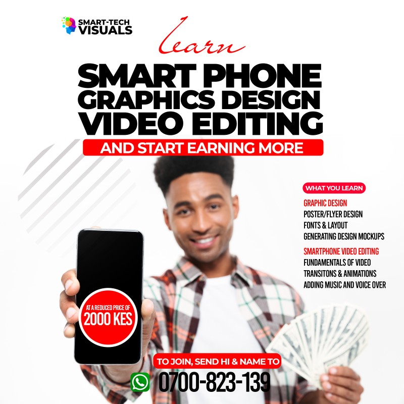 Buy Smartphone Graphics & Video Creation Course by SMARTTECH LEARNING on Selar