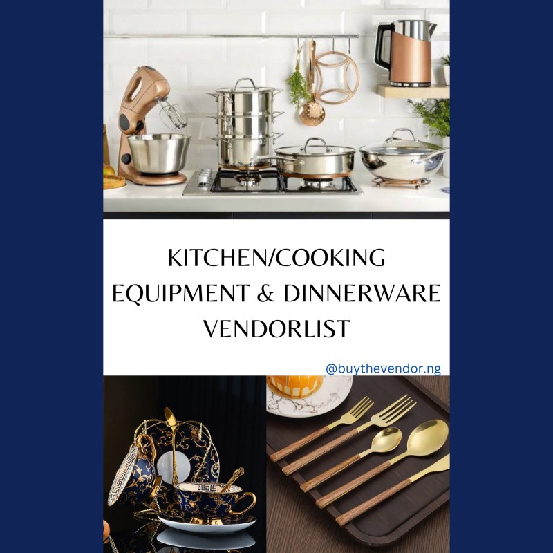 Buy Kitchen/Cooking Equipment & Dinnerware Suppliers by Buy The Vendor ...