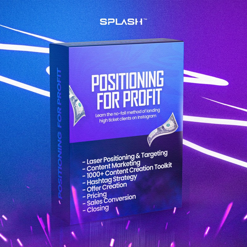 Buy Positioning For Profit by Splash Grafix on Selar