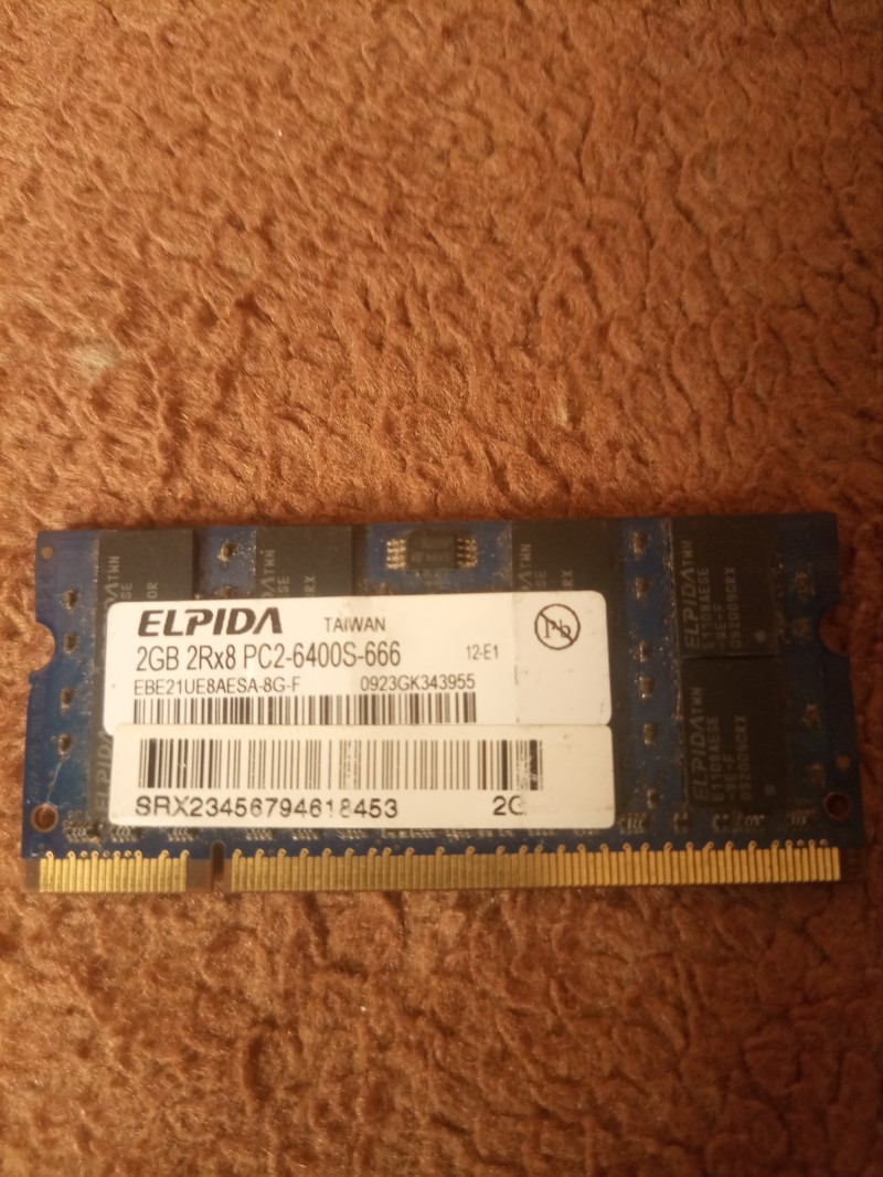Buy 2 Gb Lap top Ram 1600 MHz Used by Sportifire on Selar