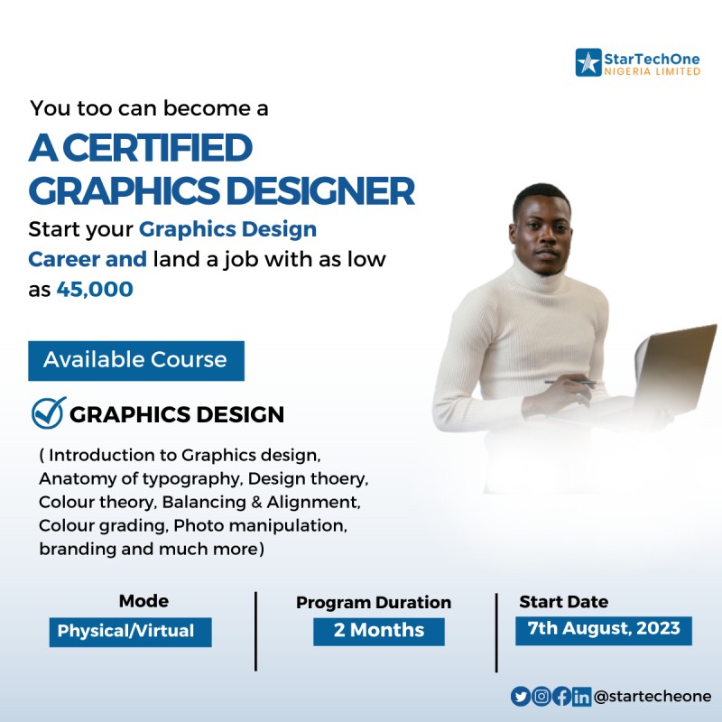 Buy FULL PAYMENT | GRAPHICS DESIGN COURSE by StarTechOne Nigeria ...