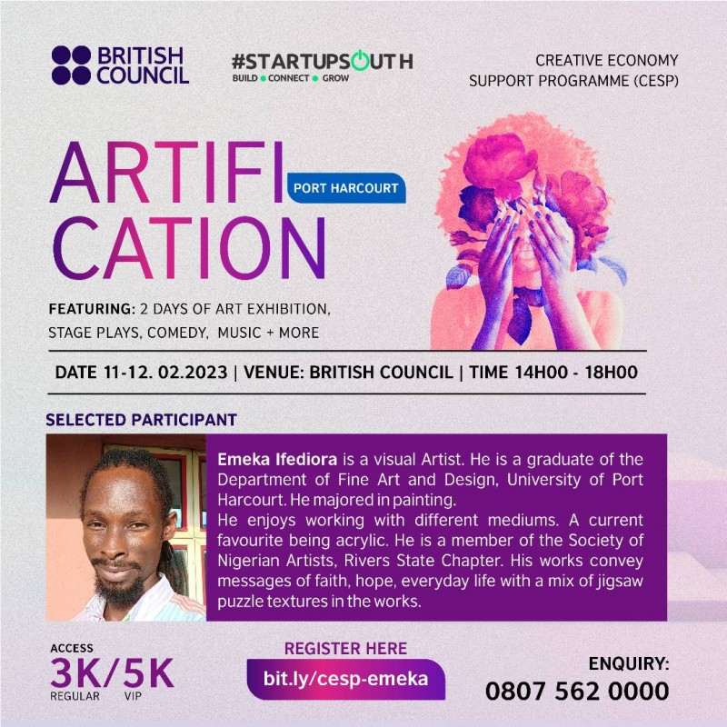 Get Artification with Emeka Ifediora by #StartupSouth on Selar