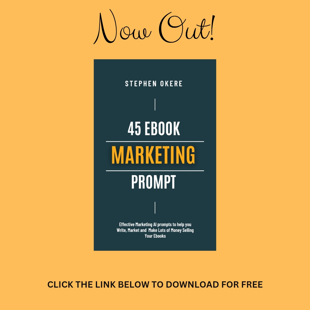 Get 45 Ebook Marketing Prompt Template by DigitalStev on Selar