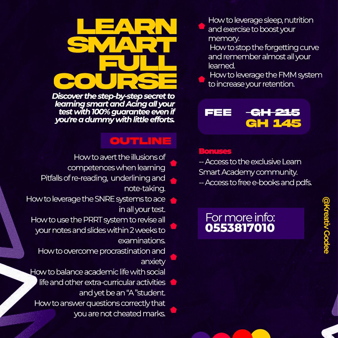Buy Learn Smart Full Course by Steve Awuah on Selar