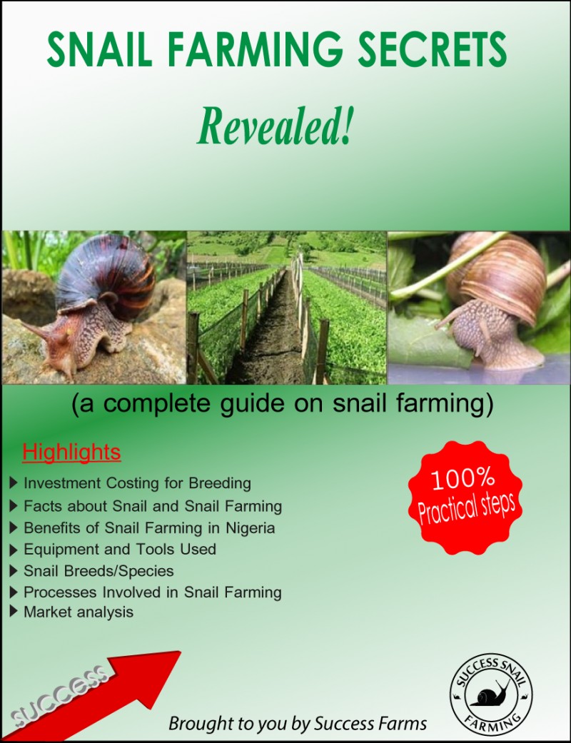 Buy Snail Farming Secrets E-book: How to Start and Grow a Profitable Snail Farm by success ...