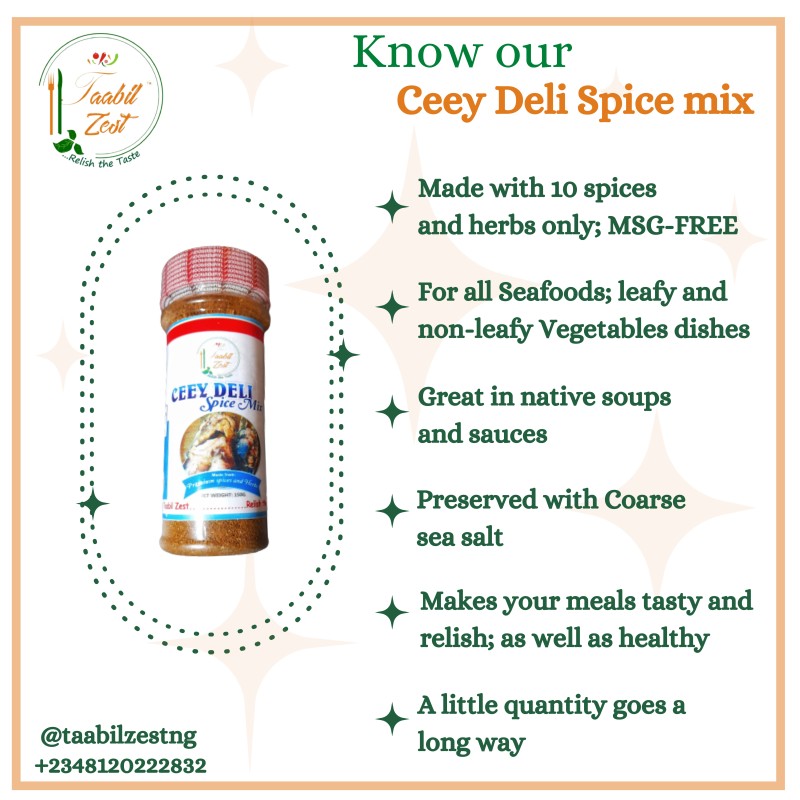 Buy Ceey Deli Spice Mix by Taabil Zest on Selar