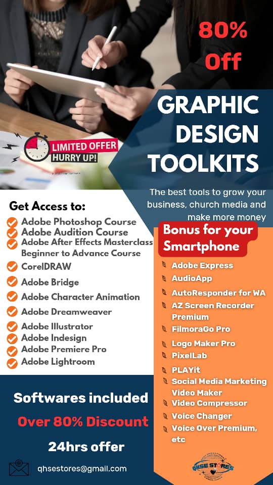Buy GRAPHIC DESIGN TOOLKITS by Tamstar Industrial Services on Selar