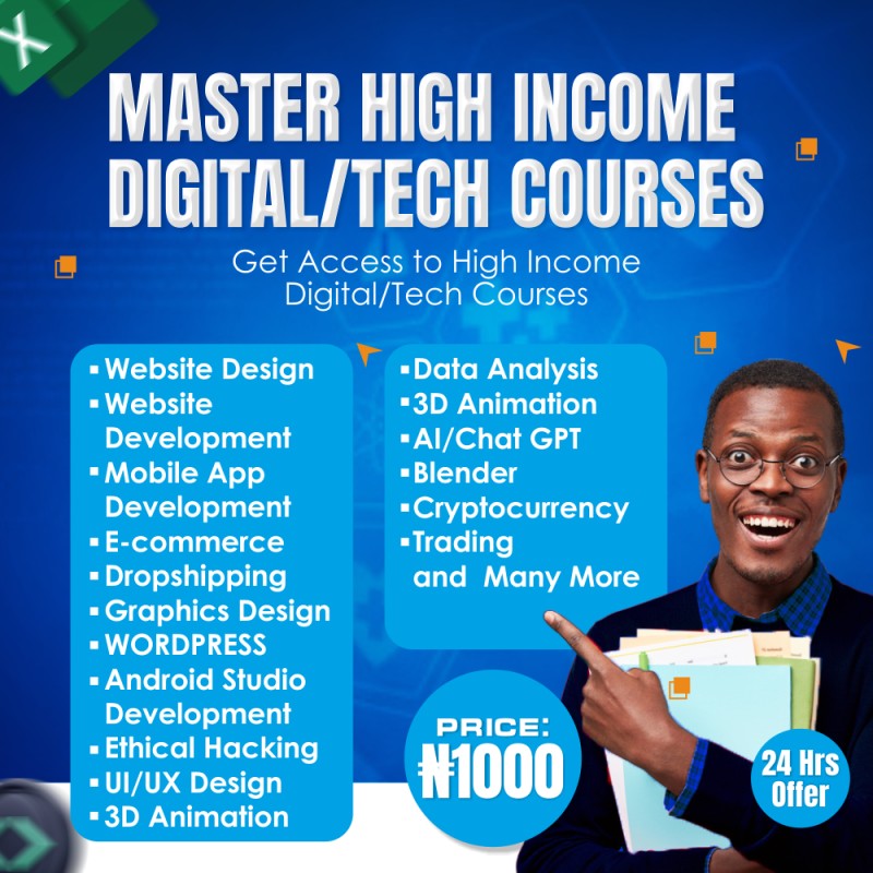 Buy Complete High Income Digital & Tech Course Bundle by Tech Master on ...