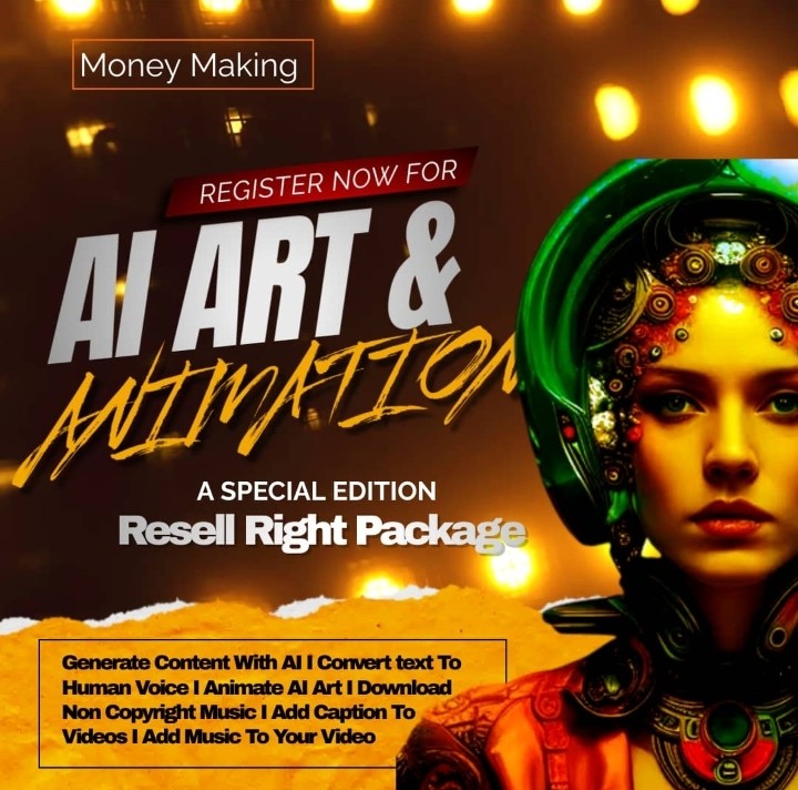 Buy AI ART & ANIMATION COURSE by Tetteh Richmond on Selar