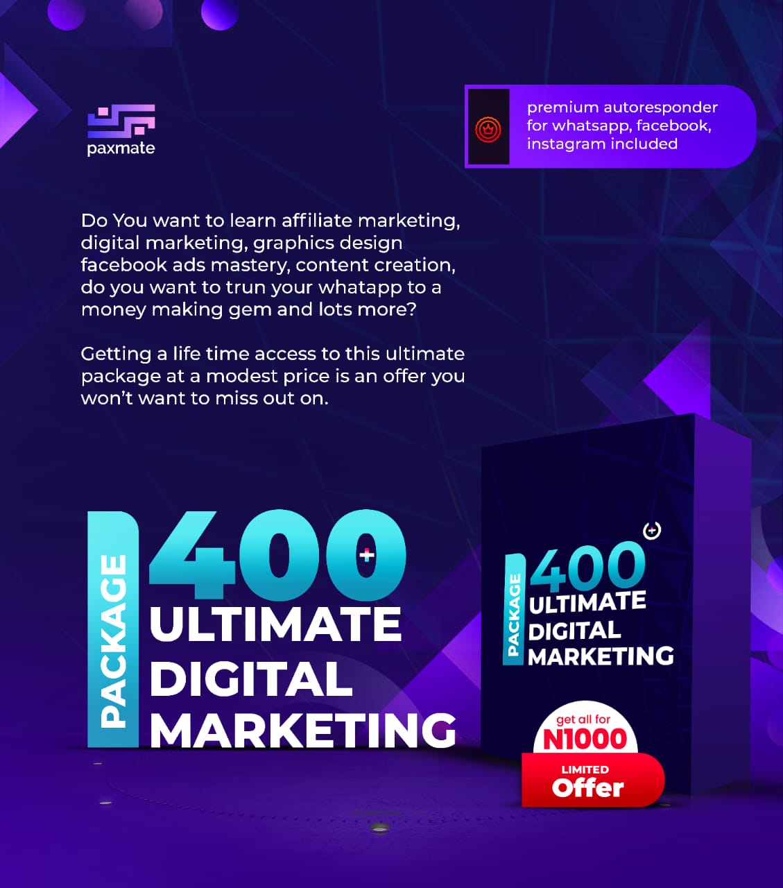 Buy The ultimate Digital Courses Package by NaijaSkillUp on Selar