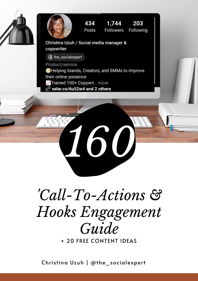 Buy Hooks & CTA for content creation by Uzuh echezona christina on Selar
