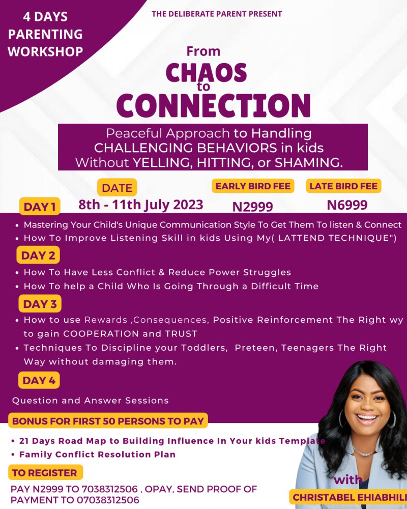 Buy From Chaos to Connection Workshop. - Peaceful Approach to handle ...