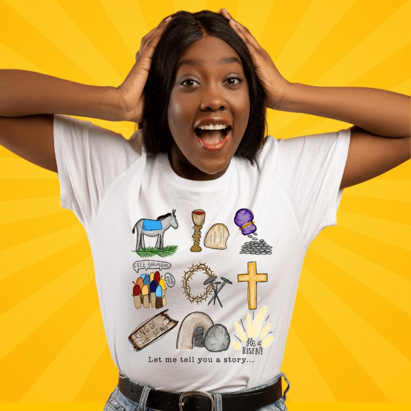 Buy 9 Pix, 1 Easter Story | T-shirt copy by The Faith Kulture on Selar