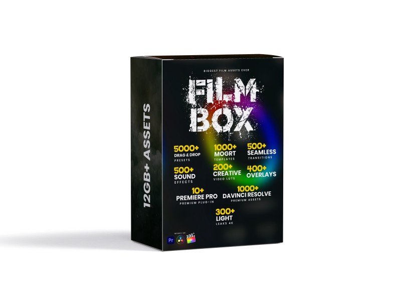 Buy FILMBOX - Over 6000+ Video Editing Assets 12GB+ by The Film Presets ...