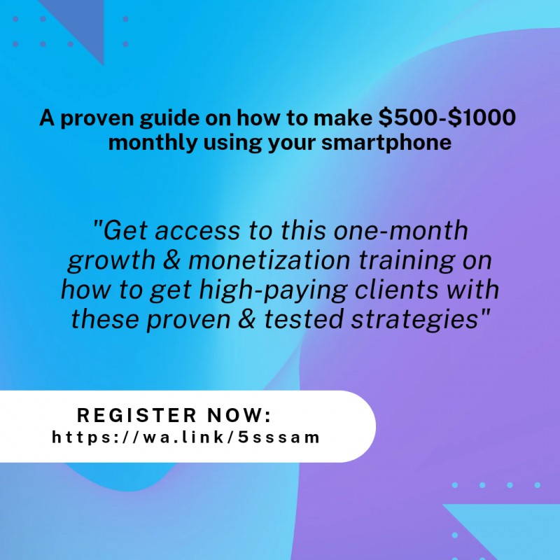 Buy One-month growth & Monetization training by Tijani Mariam on Selar