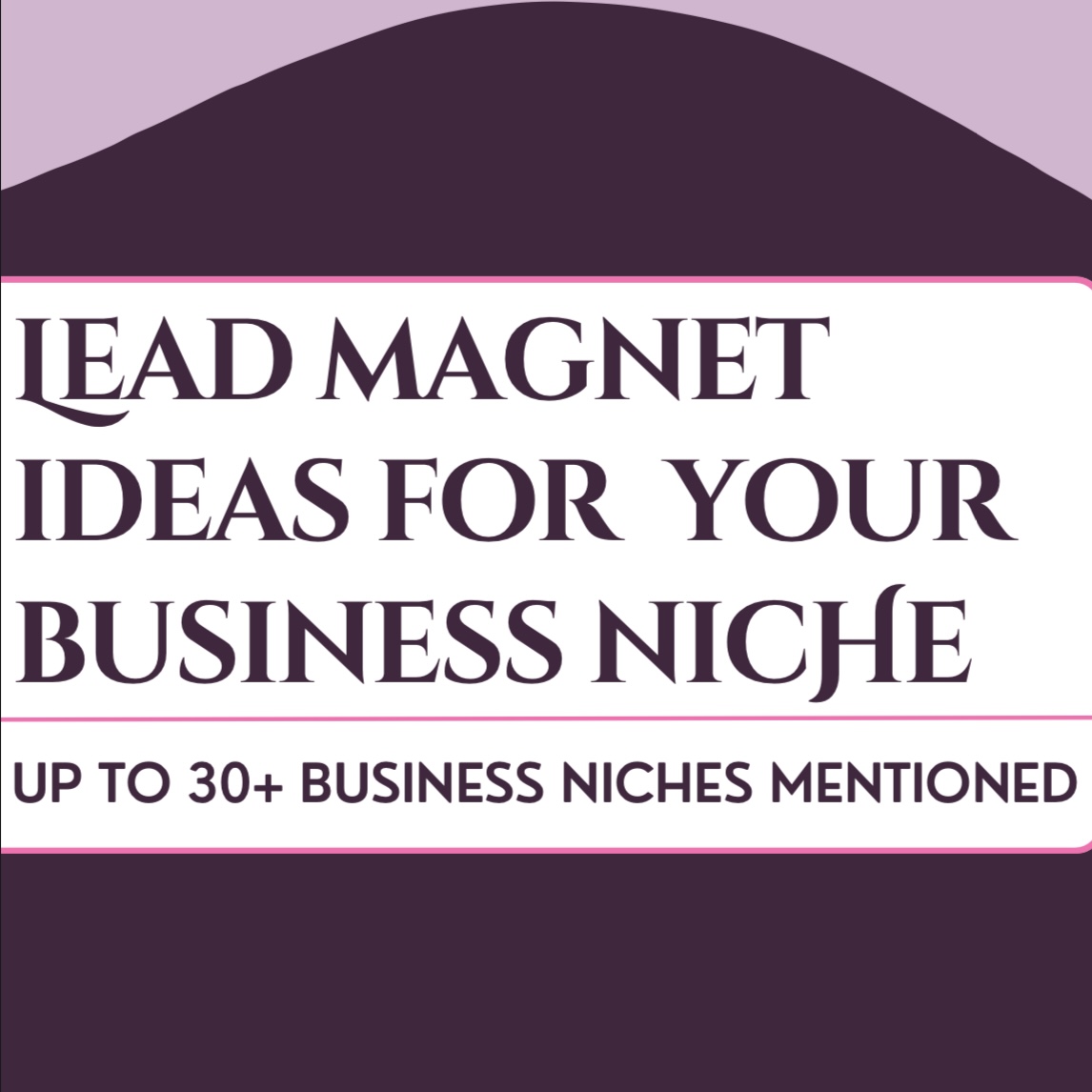 Get LEAD MAGNET IDEAS FOR YOUR BUSINESS NICHE by Ifeoluwatumilara ...