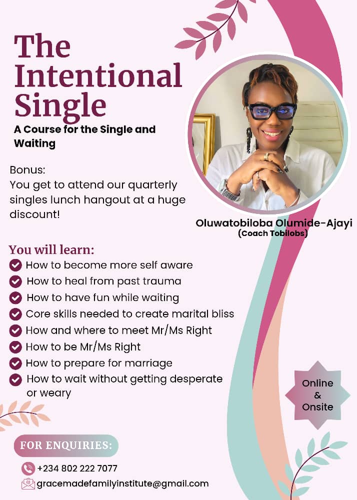 Buy The Intentional Single course by Tobiloba GraceMade on Selar