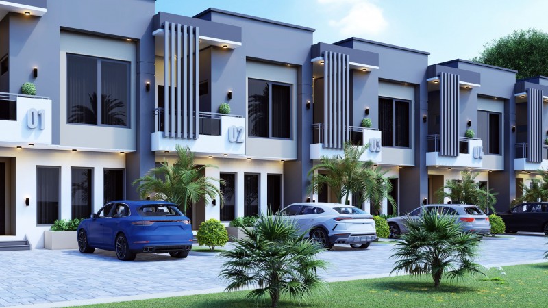 Buy THREE BEDROOM TERRACE DUPLEX REVIT FILE by Tochukwu Izuelumba on Selar