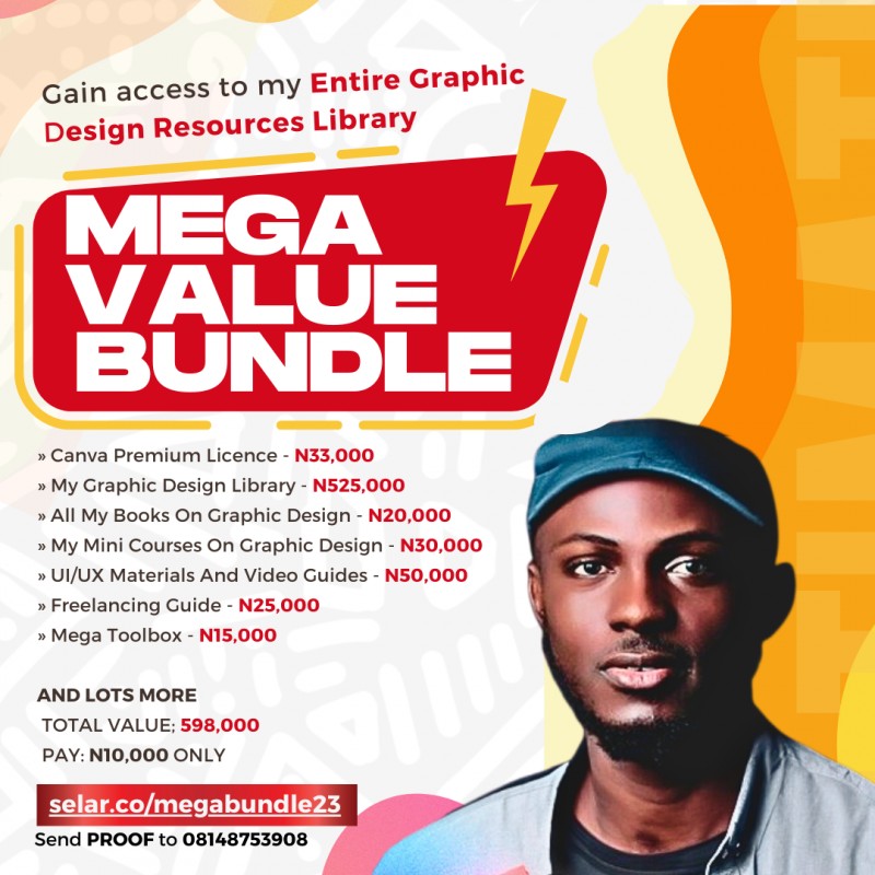 Buy Mega Graphics Design Value Bundle by Trybely Creative Store on Selar