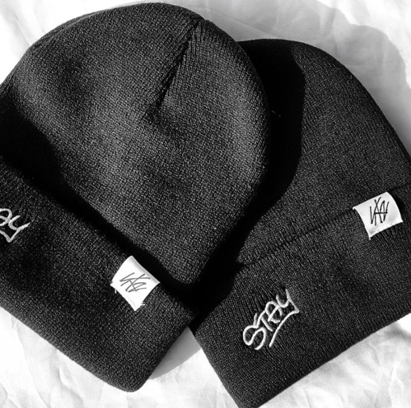 Buy Kpop Stray Kids Embroidery Knitted Cap Bang Chan Beanies Hat ...