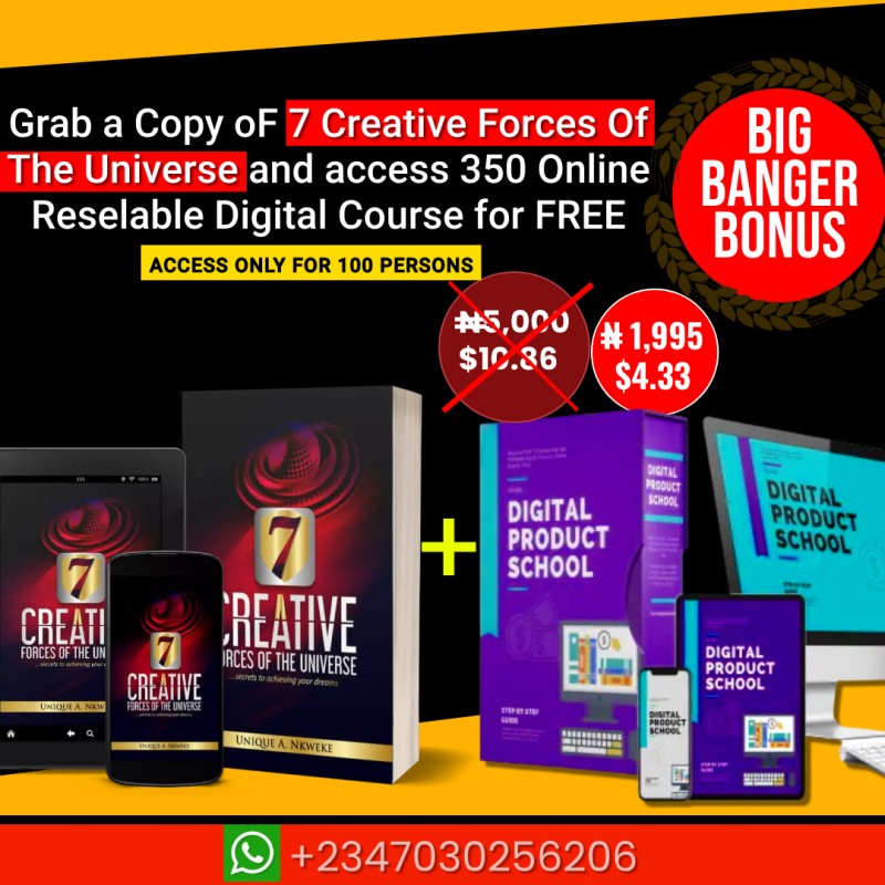 Buy 7 Creative Forces Of The Universe + 350 ReSalable Online Courses by ...