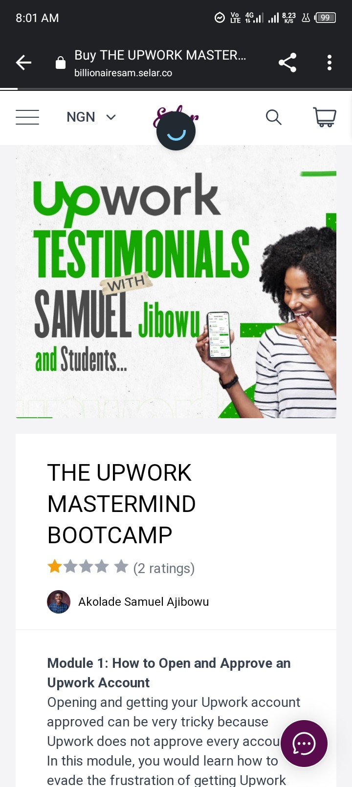 Buy The Upwork master mind boot camp by Ugochukwu omolu on Selar