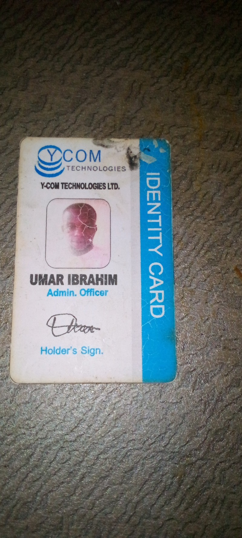 Get ID Card by Umar Ibrahim Ekele on Selar