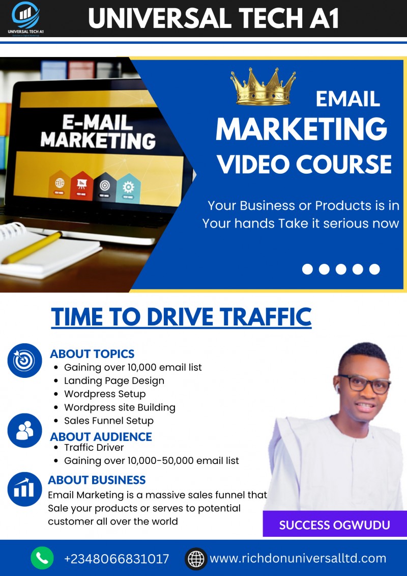 Buy Complete Email Marketing Course That Drive Massive Traffic To Your Site by Universal Tech A1 ...