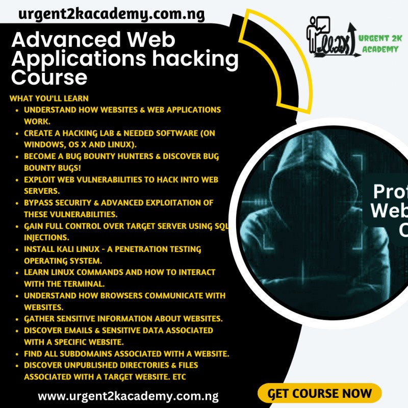 Buy Professional Web Hacking Course Learn About Web Applications Penetration Testing By Udemy