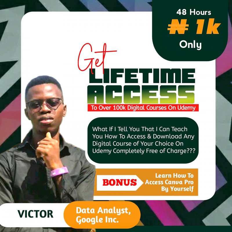 Buy Get Lifetime Access To Over 100k Digital Courses On Udemy by Victor ...