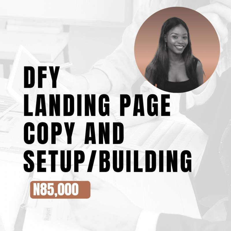 Buy DFY SALES COPY AND SALES PAGE SETUP by Virtual Debz on Selar