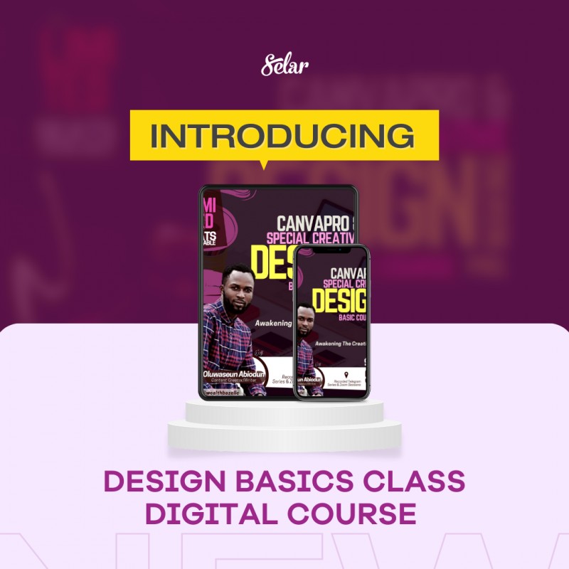 Buy Graphic Design Basic Class (DBC Digital Course) by Abiodun Oluwaseun Jeremiah on Selar