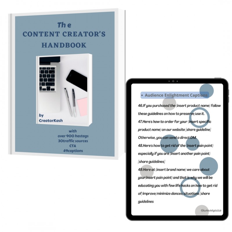 Buy Content Creation Power Pack by Creator Kash on Selar