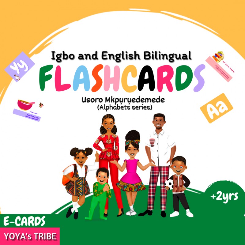 Buy Yoyas Tribe Igbo language alphabet E-cards by Yoyas Tribe on Selar