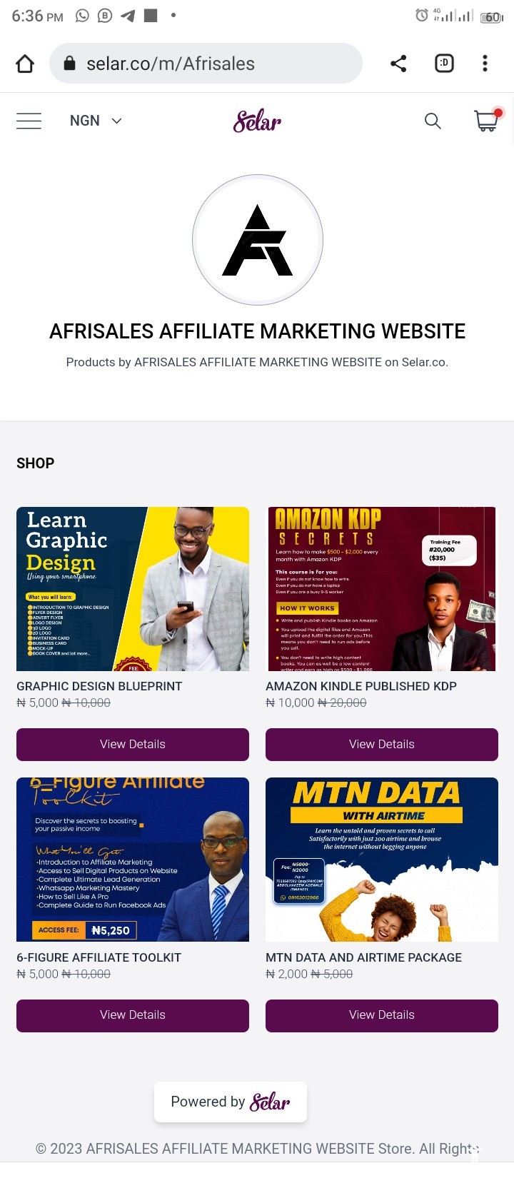 Buy Affiliate marketing toolkit by on Selar