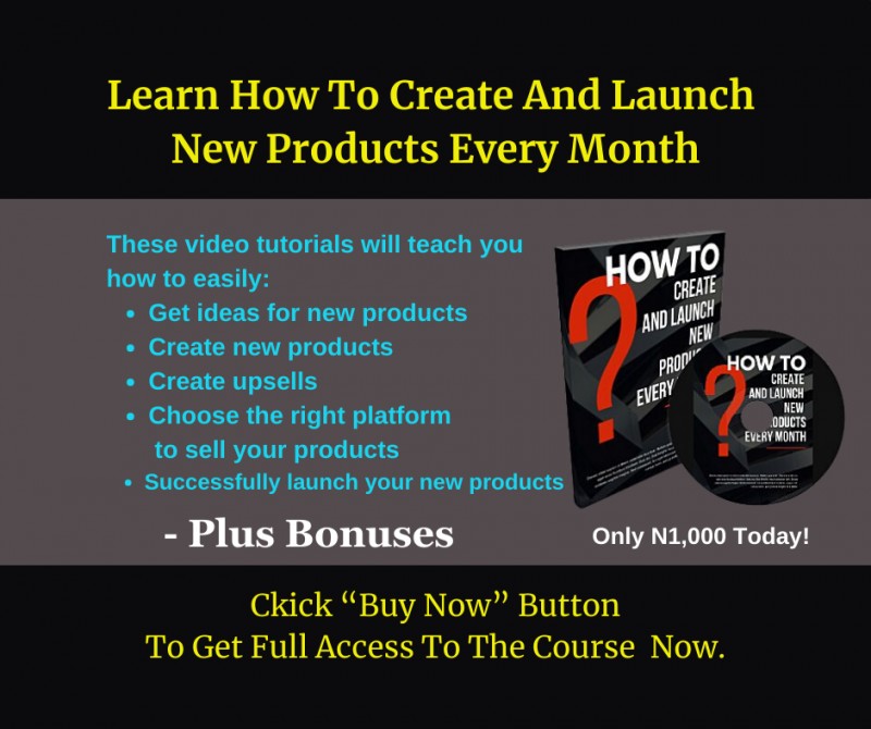 Buy How To Create And Launch New Products Every Month by Zaramodo on Selar