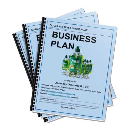 Buy Liquid Soap Business Plan Template by 1001 Entrepreneurs on Selar