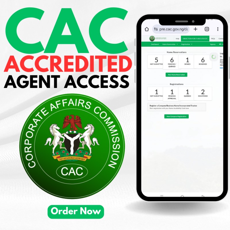 Buy CAC ACCREDITED AGENT ACCESS by Akingbola Ezekiel on Selar