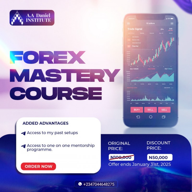 Buy Forex Mastery Course by Afuwape Abayomi Daniel on Selar