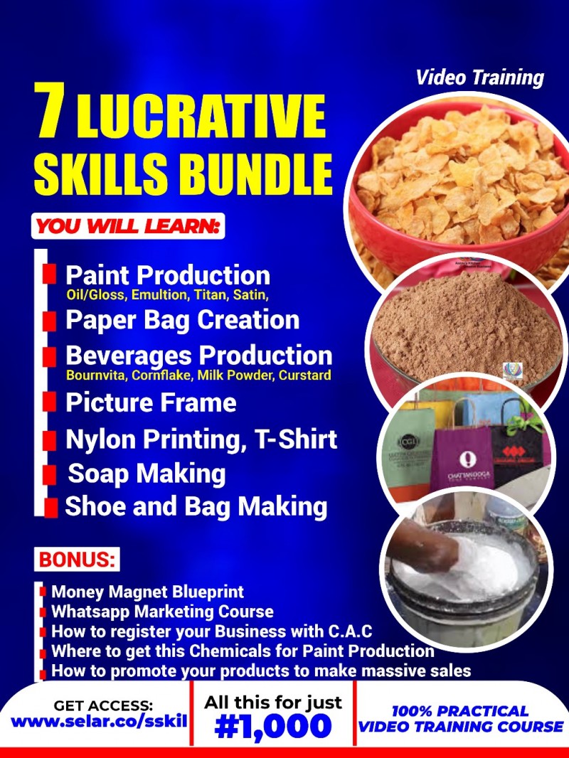 Buy 7 LUCRATIVE SKILL BUNDLE by Achievers-Hub on Selar