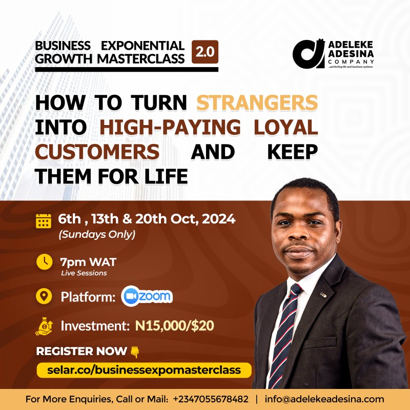 Buy Business Exponential Growth by Adeleke Adesina on Selar