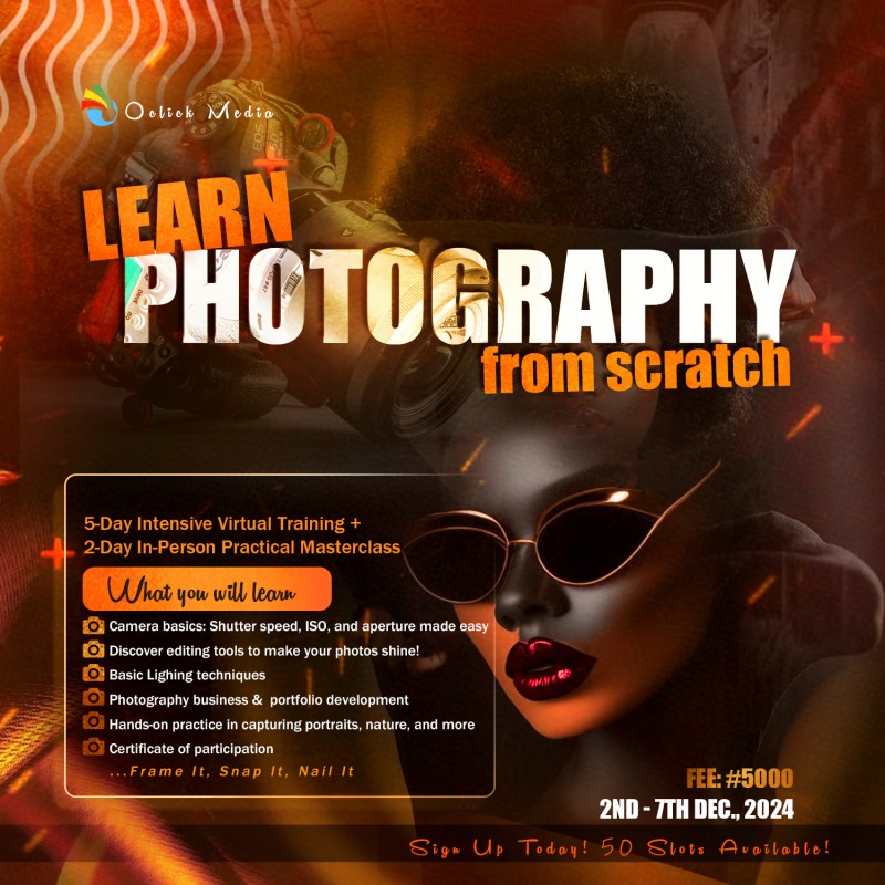 Buy Learn Photography from Scratch by Oclick Solutions on Selar