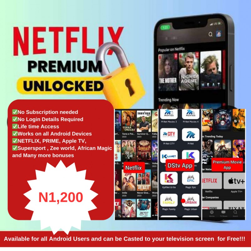 Buy PREMIUM TV CHANNELS FOR A LIFETIME by ADROK Synergy on Selar