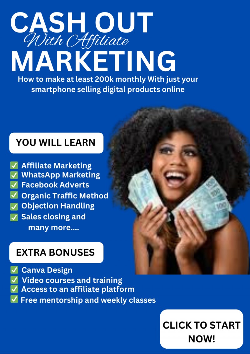 Buy BEGINNERS AFFILIATE MARKETING PROGRAM (BAMP) by EWAOCHE SAMUEL on Selar