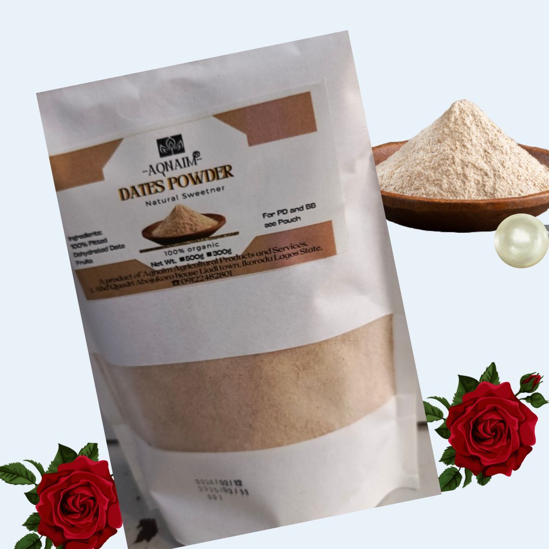Buy Dates Powder (500g) by Aqnaim Agricultural Products and Services on ...