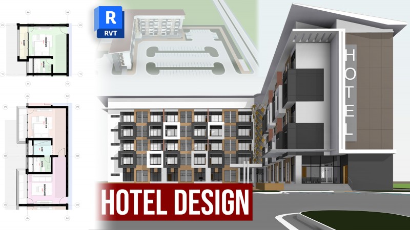 Buy HOTEL TUTORIALS ARCHITECT PIPERR PROJECT FILE-REVIT 2024 by Henry ...