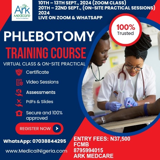 Buy PHLEBOTOMY TRAINING COURSE by Eniola Adewale on Selar