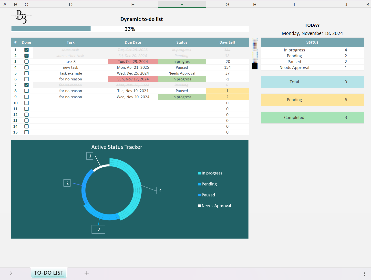 Buy Dynamic To-Do List by B3 on Selar