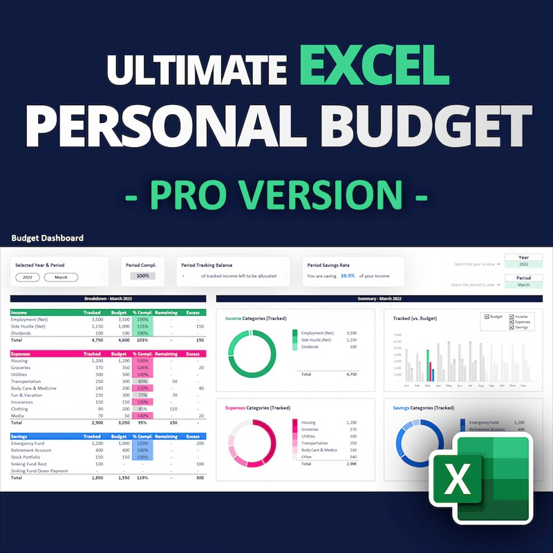 Buy Ultimate Excel Personal Budget by B3 on Selar